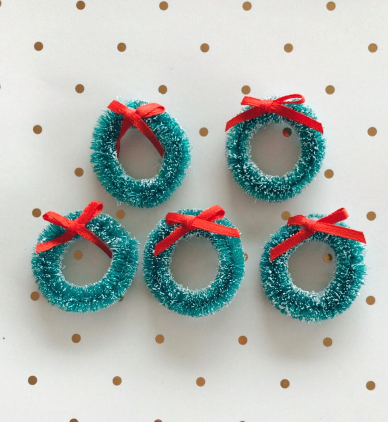 Mini wreaths Set of 5 – THE LITTLE CHRISTMAS SHOP
