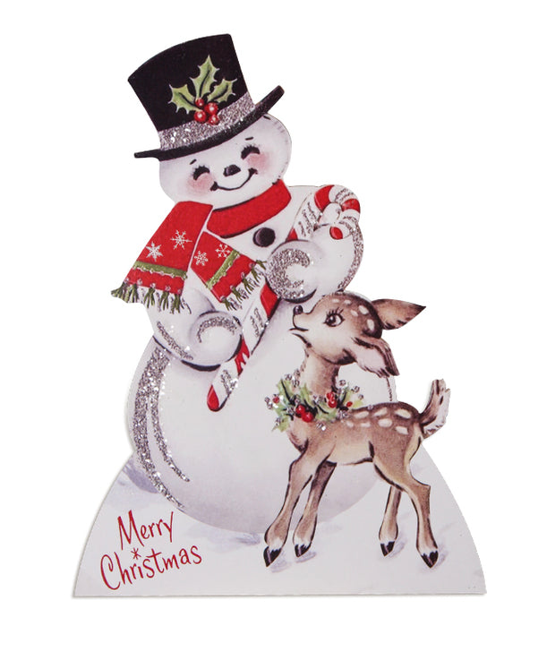 Snowman with deer Dummy Board – THE LITTLE CHRISTMAS SHOP
